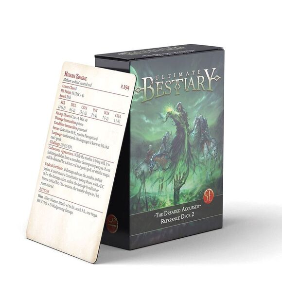 Nord Games | Games | Bestiary The Dreaded Accursed Monster Reference ...